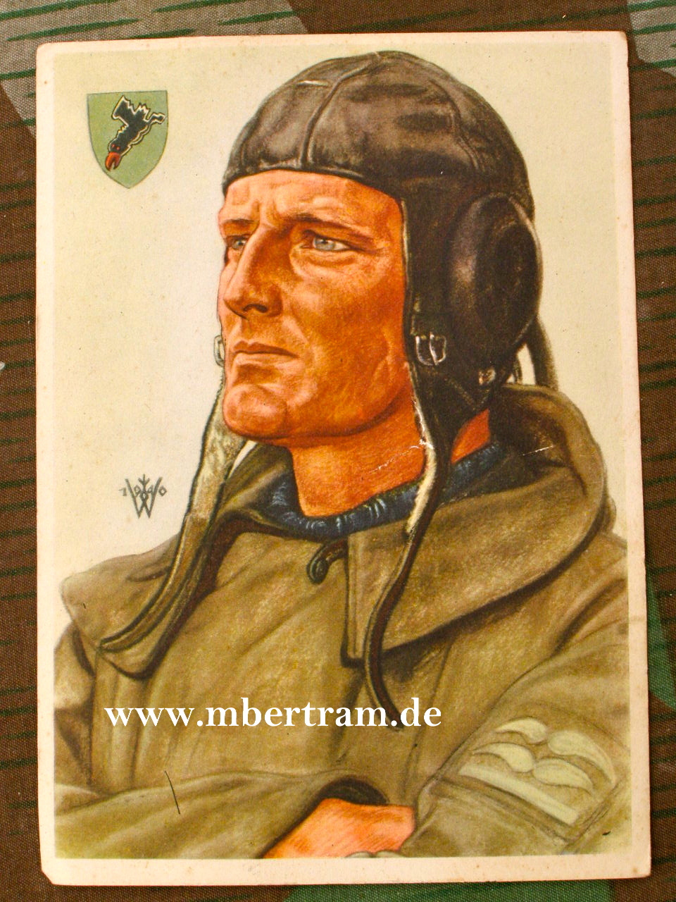 Propaganda Willrich Postkarte 2. WK, Luftwaffe, " Stukaflieger" | 10718