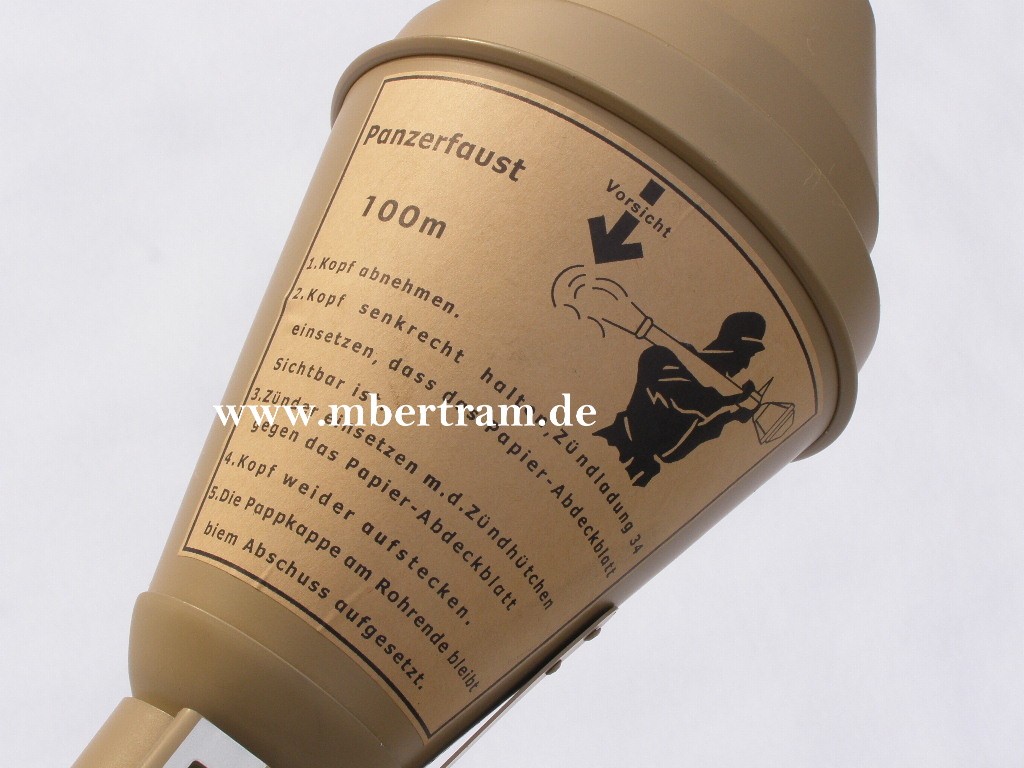 Replik: Deko Panzerfaust 100 der Wehrmacht. Nachbildung | 9213