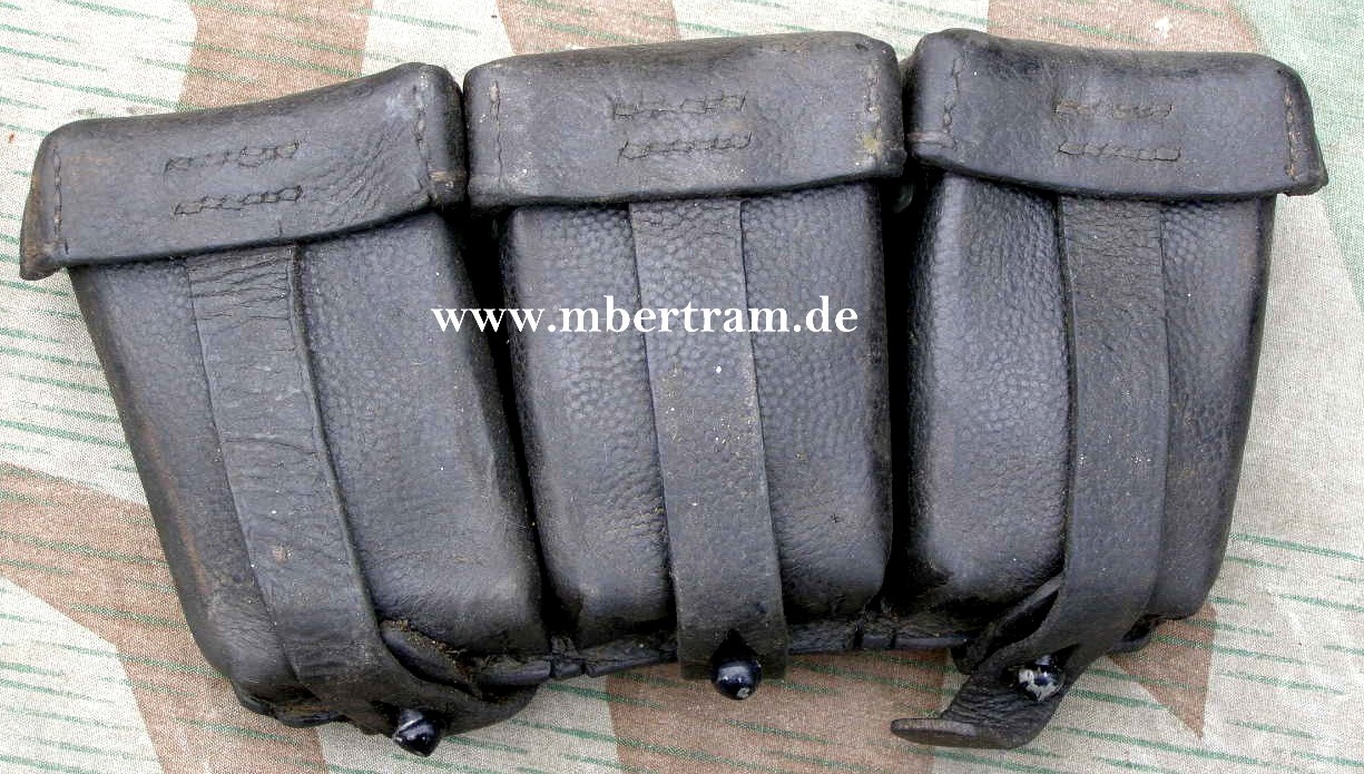 Wehrmachts 3er Partonentasche für K 98 Munition Z 2-3 | 10334