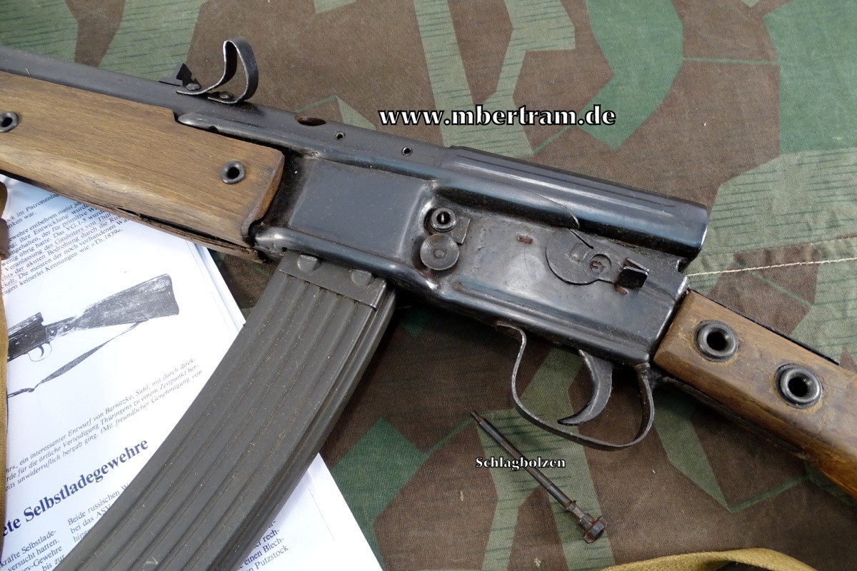 Extrem seltene Deko Gustloff-Volkssturm MP 507, Mai 45 !! , Stgw. 44 ...