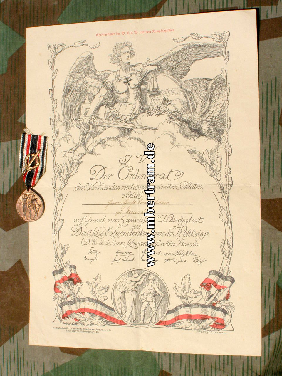 Orden, Urkunden: Ehrendenkm. Landw. DA, Ehrenkr., Kyfh. | 11560