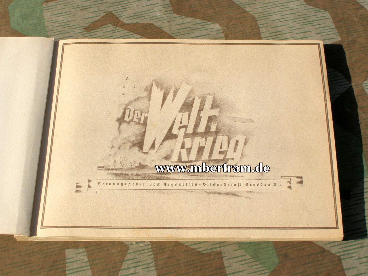 Sammelbilderalbum: DER WELTKRIEG | 12110