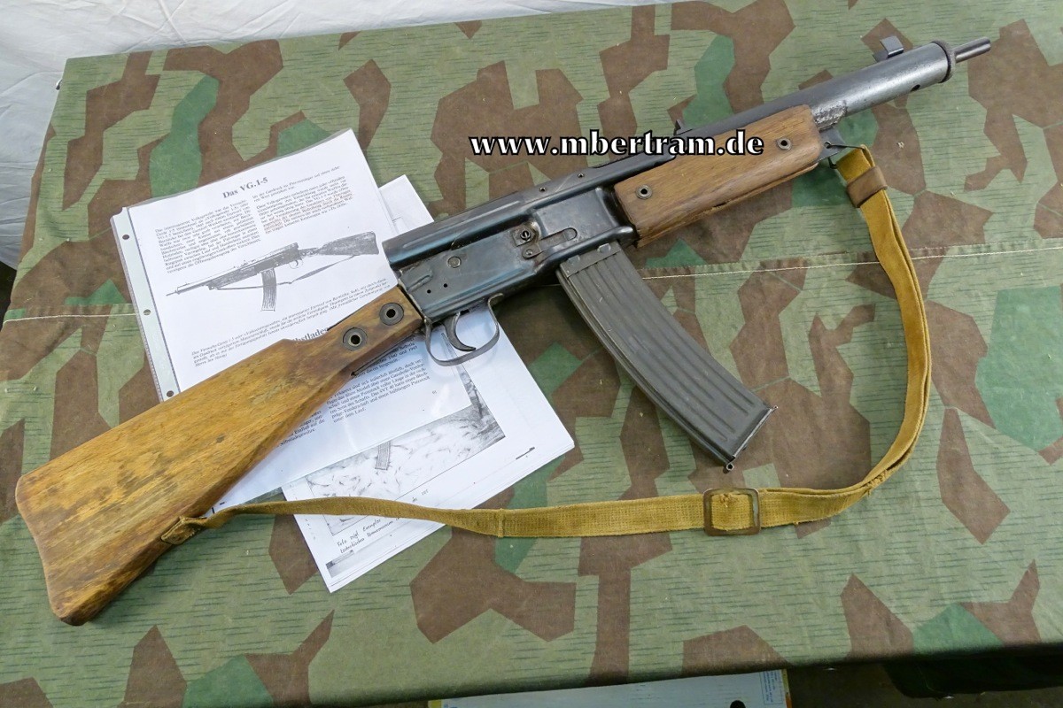 Extrem seltene Deko Gustloff-Volkssturm MP 507, Mai 45 !! , Stgw. 44 ...